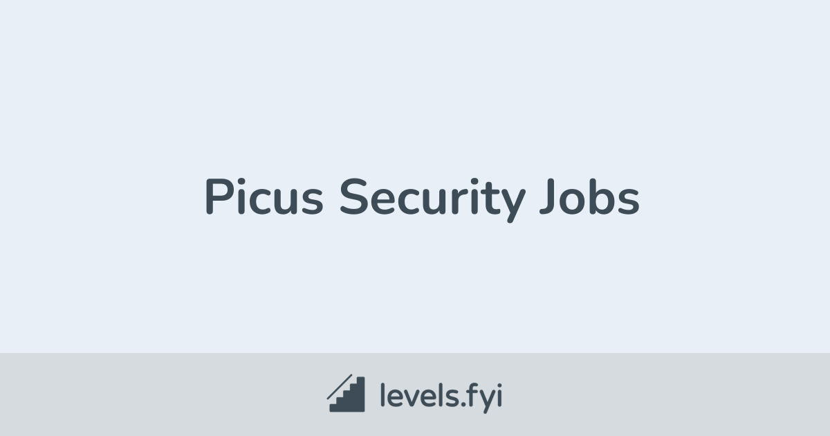 Picus Security Jobs Levels Fyi