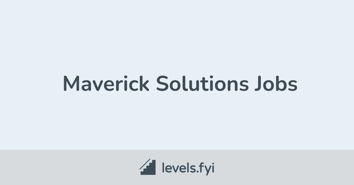 Business Development Associate -... | Maverick Solutions | Levels.fyi