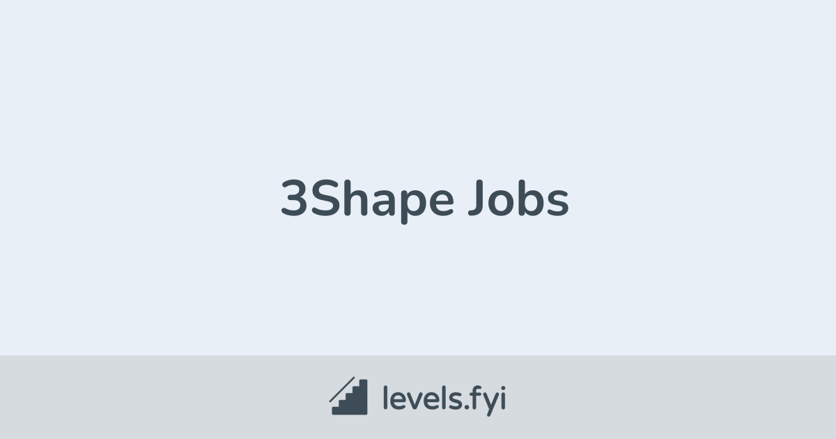 Customer Success Manager (Design... | 3Shape | Levels.fyi