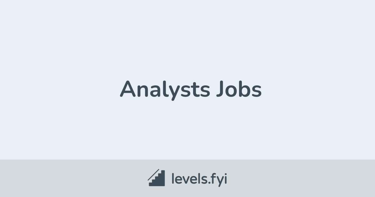 Proposal Manager Analysts Levels Fyi