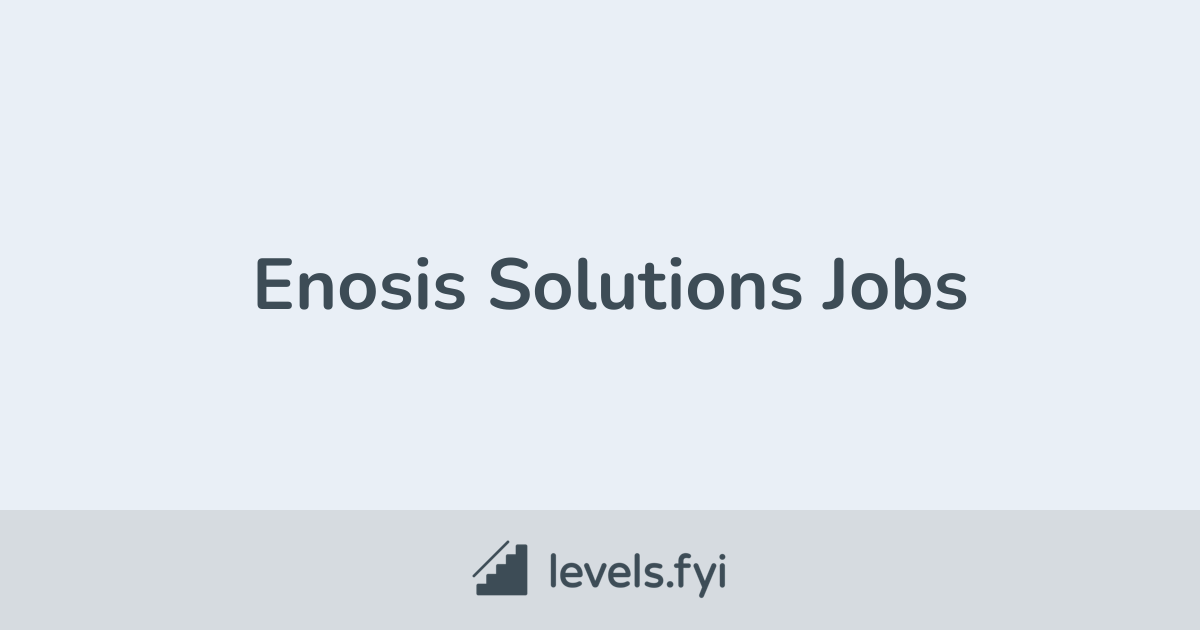 Senior Java Developer | Enosis Solutions | Levels.fyi