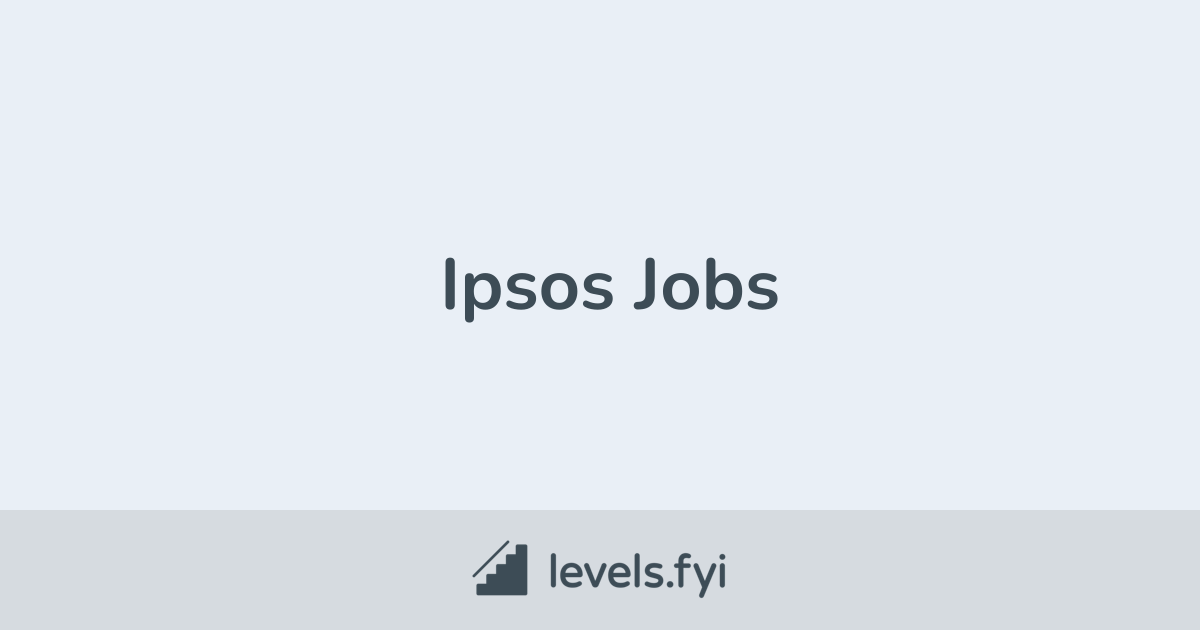 Project Manager (CEX) | Ipsos | Levels.fyi