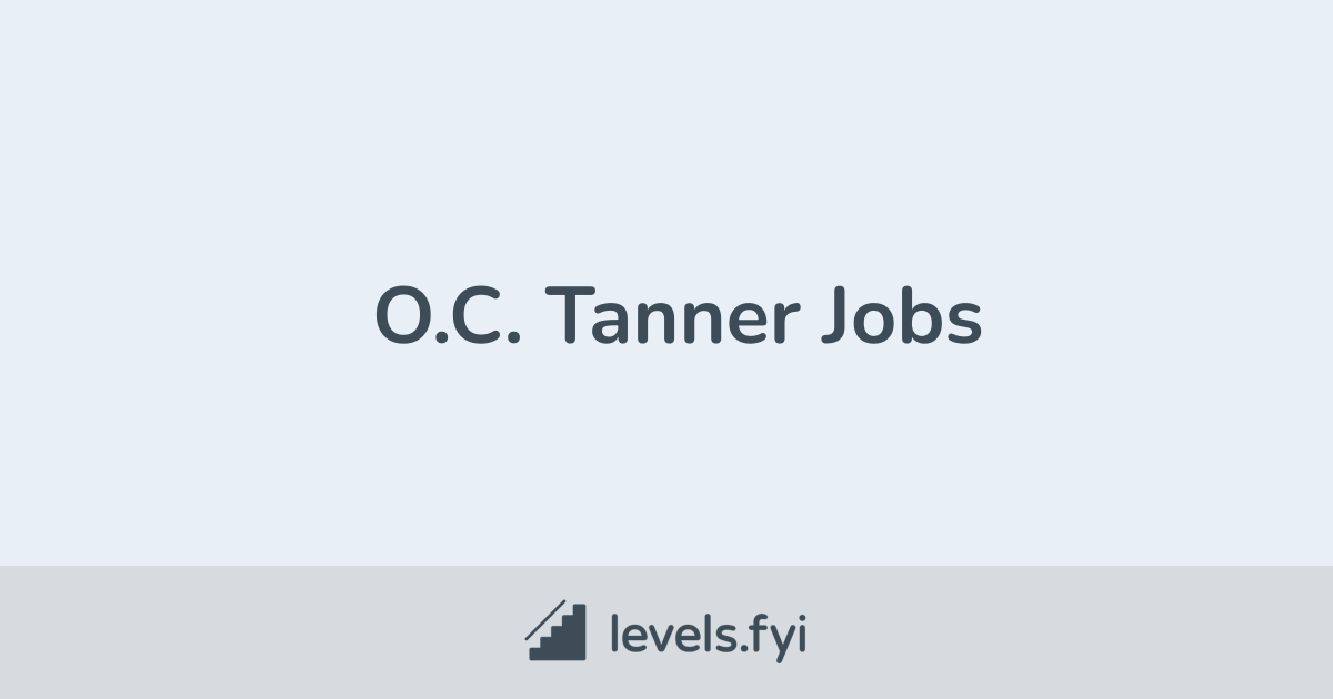 Production Designer | O.C. Tanner | Levels.fyi