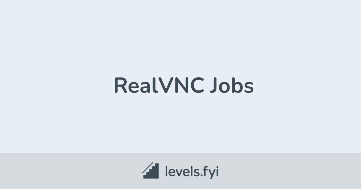 Salesforce Developer | RealVNC | Levels.fyi